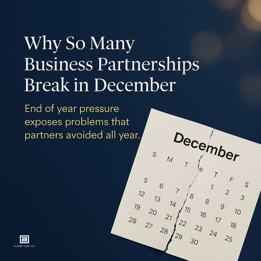Why So Many Business Partnerships Break in December